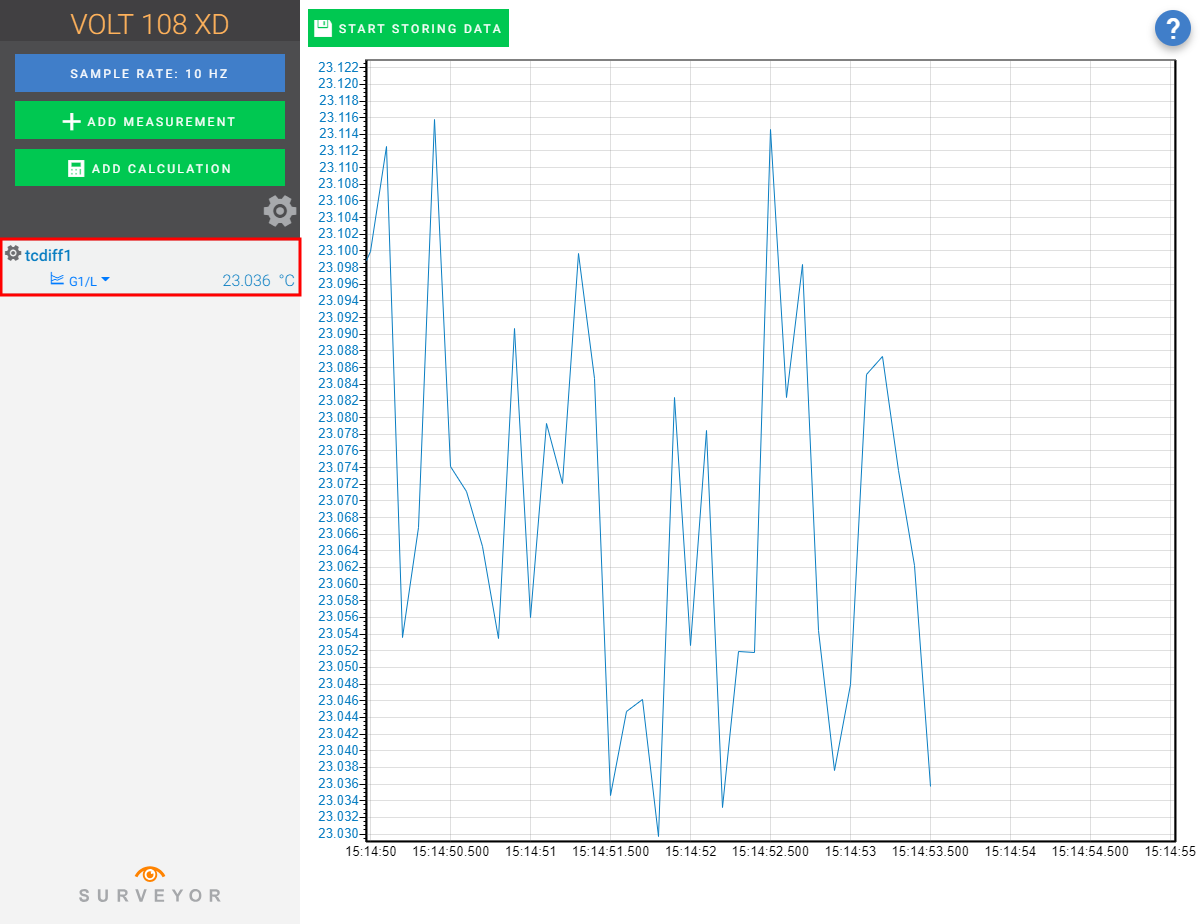 Measurement quickstart using SURVEYOR