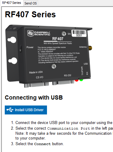 Basic RF407 networks