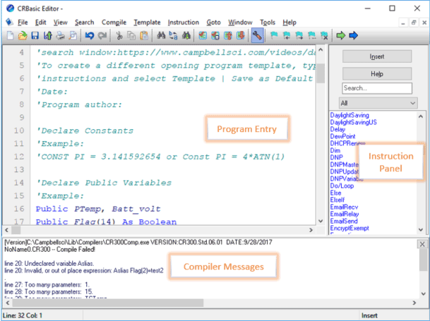 CRBasic Editor