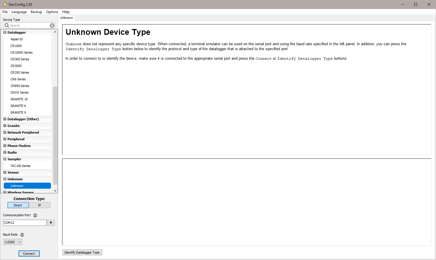 The Unknown Device Type
