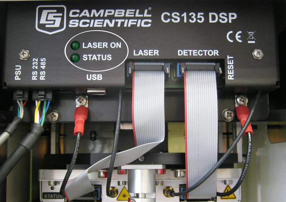 Diagnostic LED indicators within the enclosure