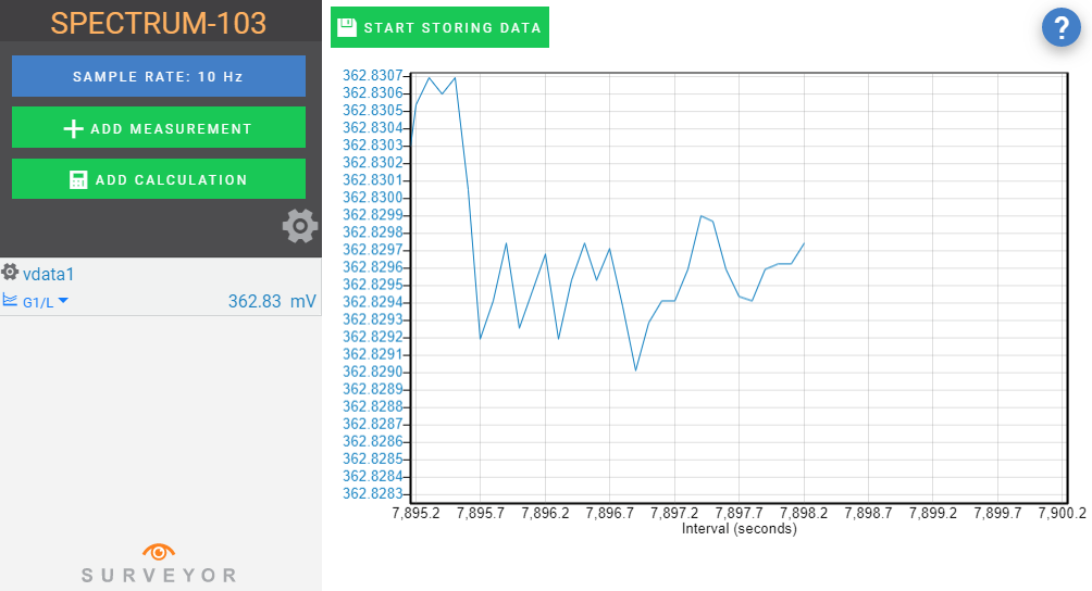Measurement quickstart using SURVEYOR
