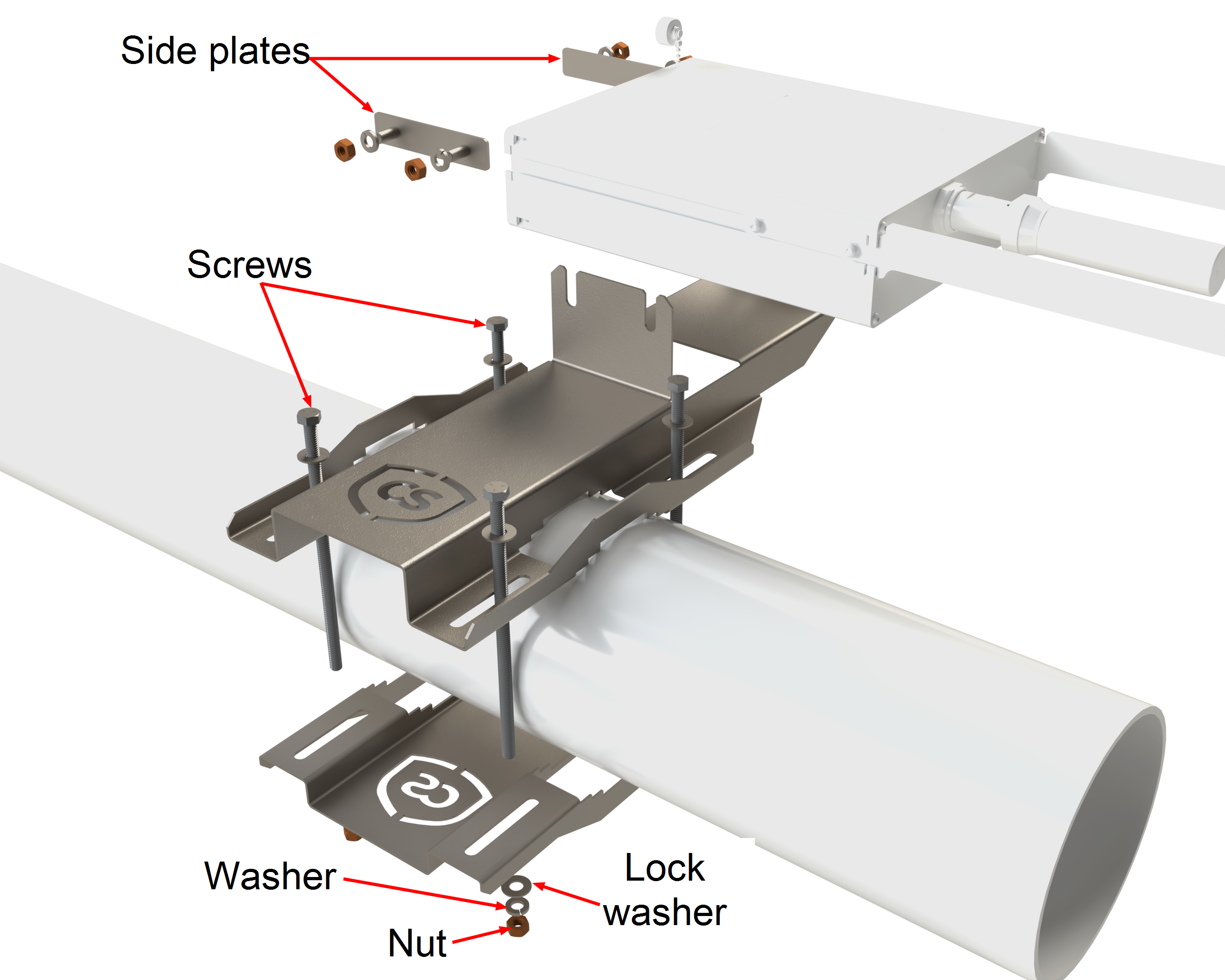 DustVue 10 soiling assembly